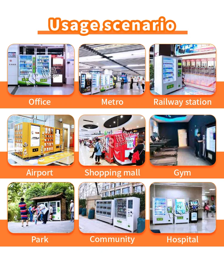 24 Hours Service Vending Machine for Small Items - Zzknown