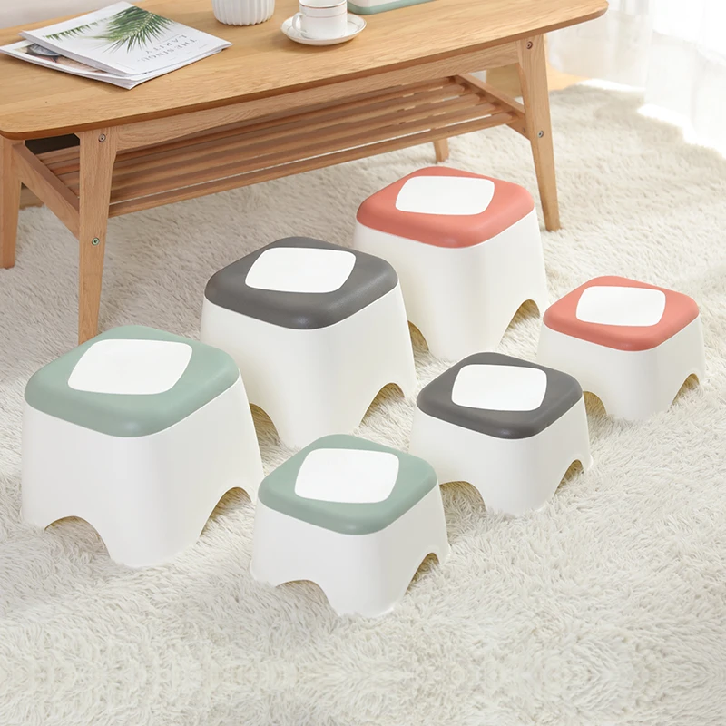 Dermatoglyph Plastic Step Stool Children Shoes Changing Multi ...