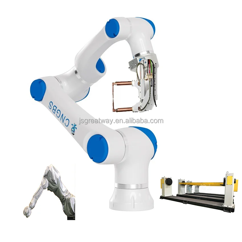 Cngbs Cobot Welding Robot G10 With Welding Torch And Robot Positioner ...