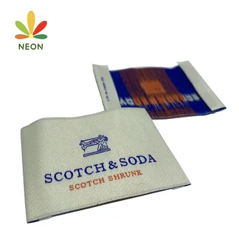 Factory Custom Brand Name Logo Woven Garment Main Labels For Clothing ...