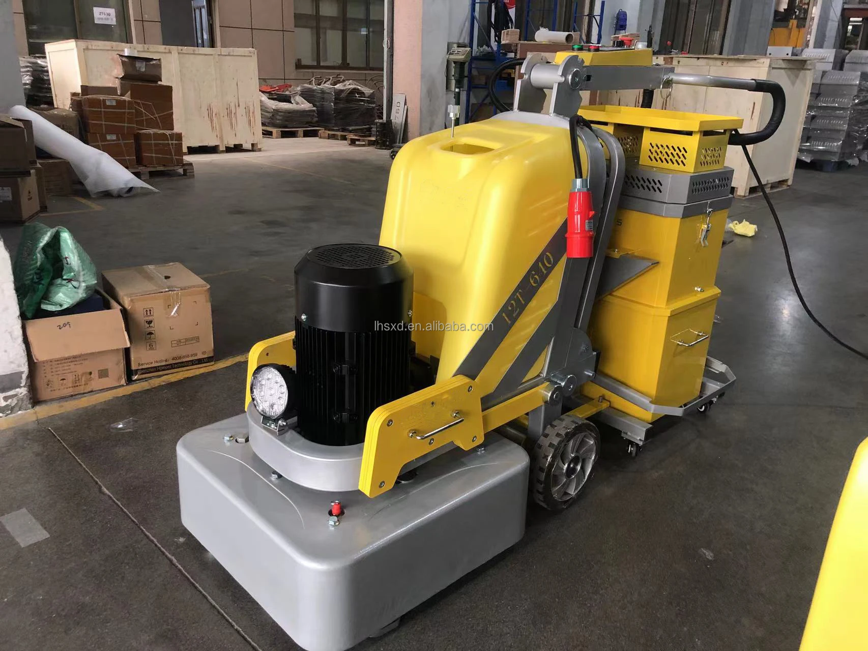 Epoxy Floor Cement Concrete Pavement Polishing Machine Vacuum Cleaner ...