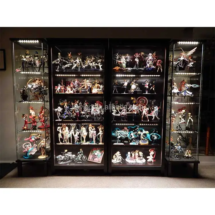 Luxury LED Light Glass Showcase - Toy Figure Display Cases
