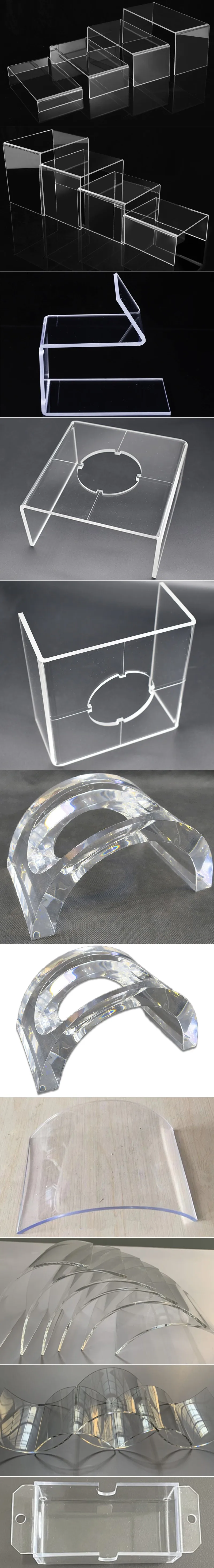 Customized Bending Curved Acrylic Panels, Laser Cutting and Engraving ...