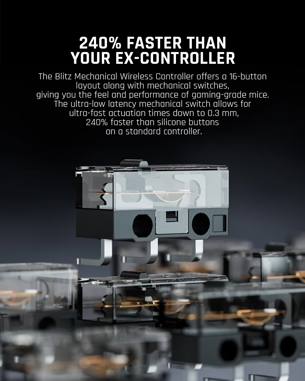 BIGBIG WON C2 PRO Gamepad - Wireless & Six-Axis Gyroscope