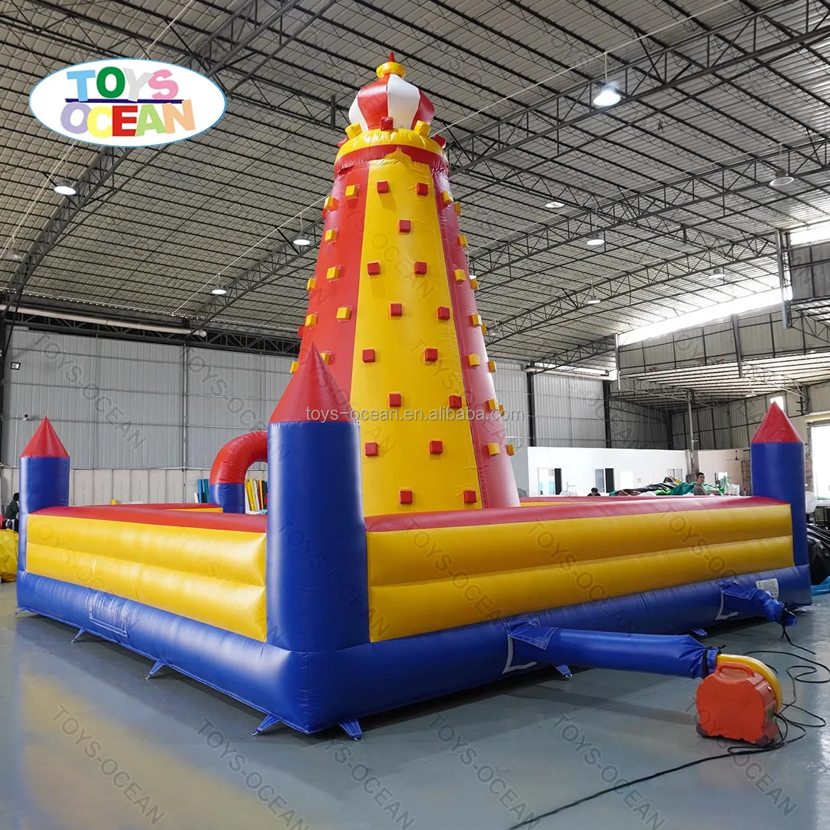 Customized Commercial Pvc Inflatable Climbing Rock Wall Inflatable ...