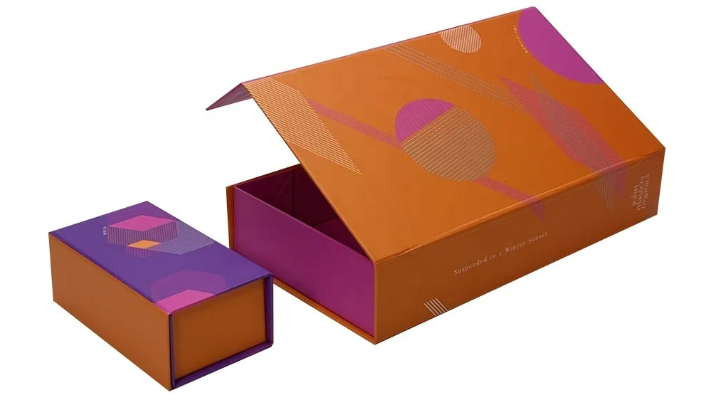 Custom Design Luxury Foldable Gift Package Boxes Hot Stamping ...