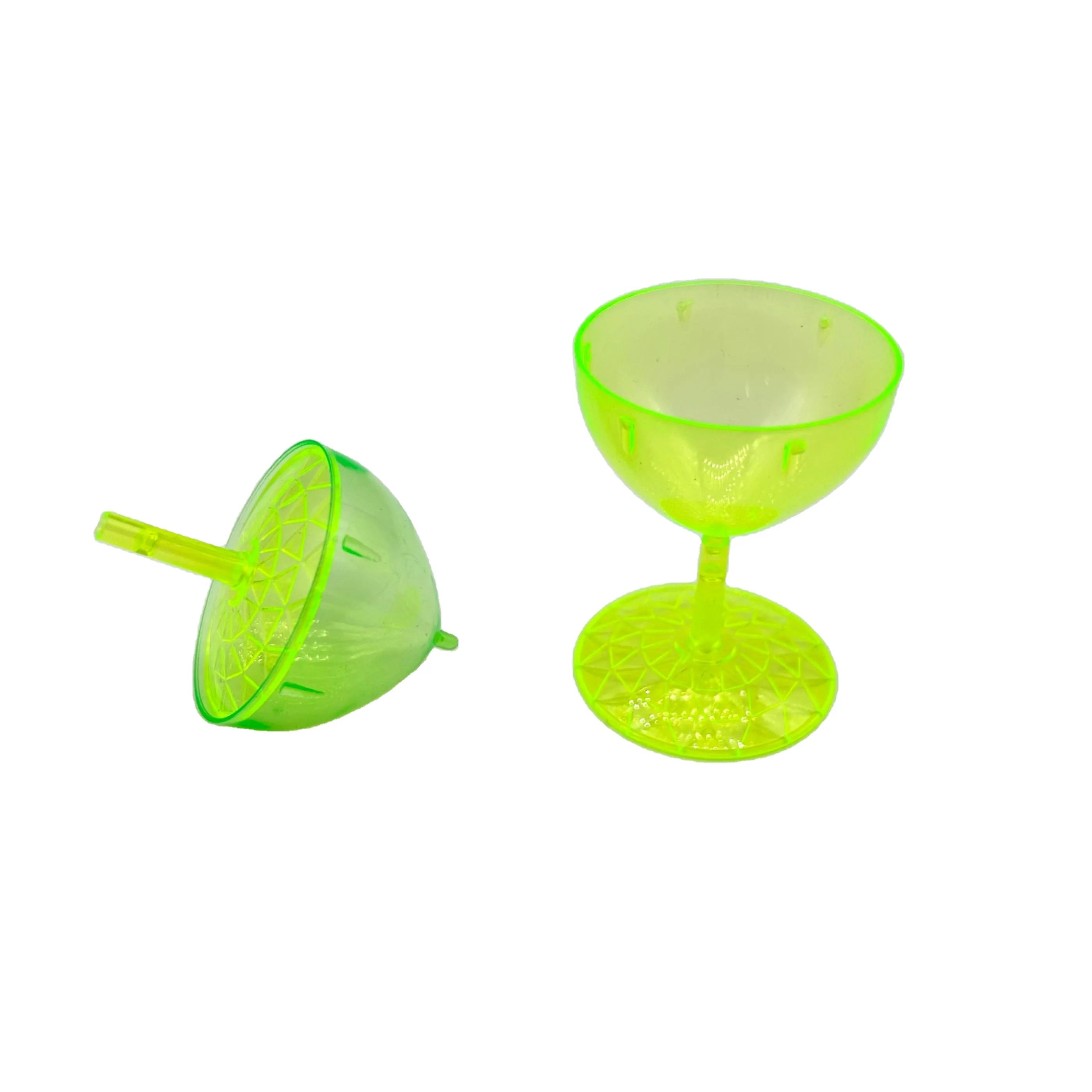 Small DIY Classic Toy Transparent GYRO Tall Cup Candy Toy Twist for Egg ...
