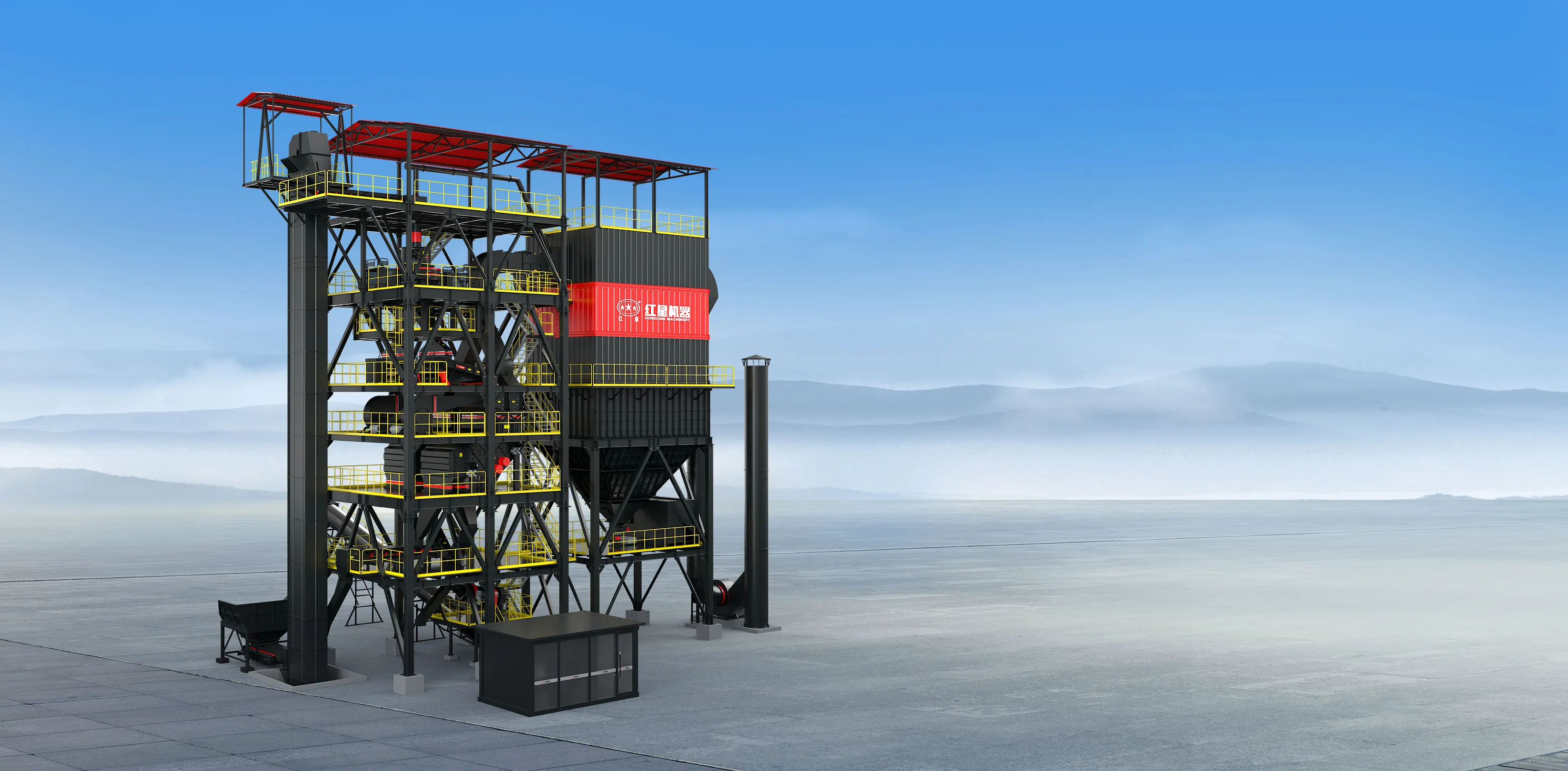 Hot Sale S7-300 Tower Type Dry Premium Sand Making Building With ...