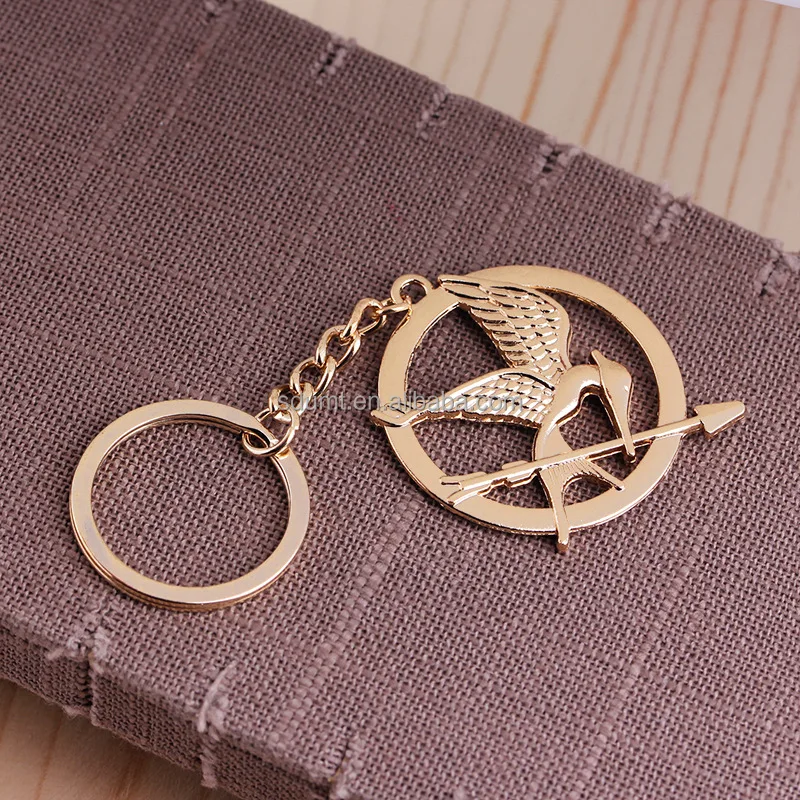 Key Chain Movie the Hunger Games Alloy Keychain - Promotional Metal Bird