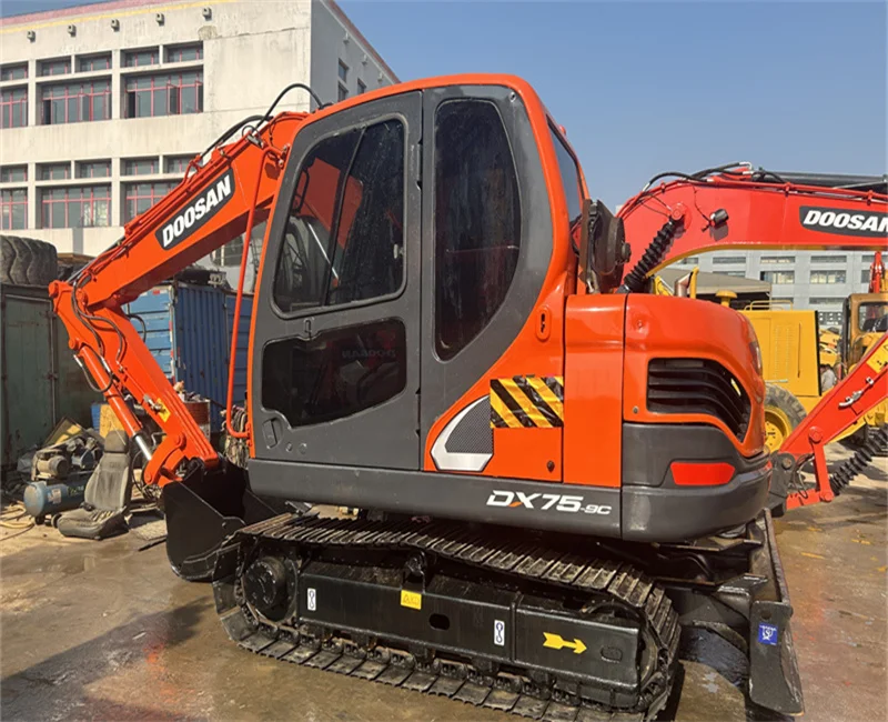 Used Doosan Dx75/ Doosandx75-9c Excavator In 7.5 Ton /free Shipping ...
