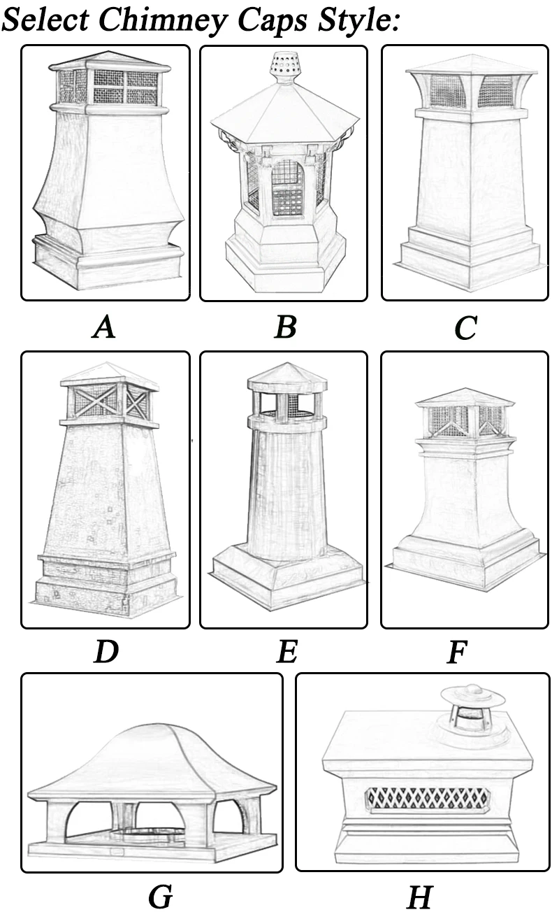 Copper Chimney Cap - Durable & Stylish Roofing Solution