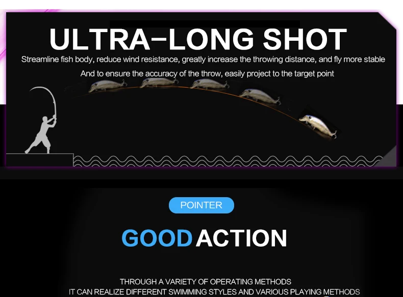 Bearking 10cm 15g Suspending Slow Sinking Wobblers Bait Quality ...