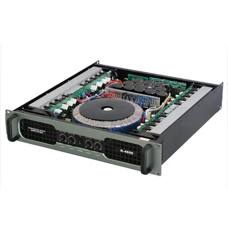 K Series Audio Board Power Amplifier 4 Channels Big Power Amplifier ...