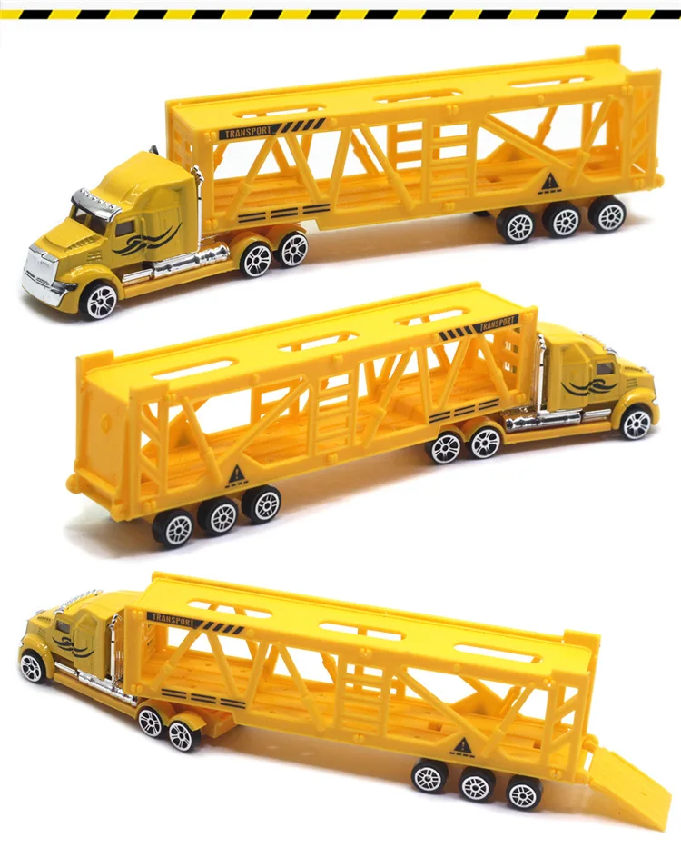 Diecast Toys 1:87 Simulation Model Diecast Alloy Transport Truck Toy ...