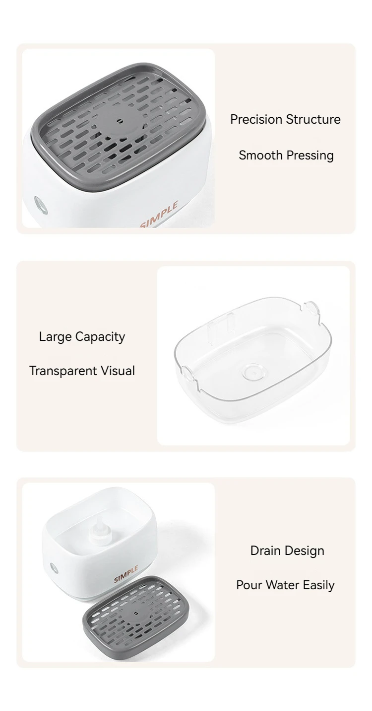 Sesame Dishwasing Liquid Storage Box One Press Easy Dispense Detergent ...