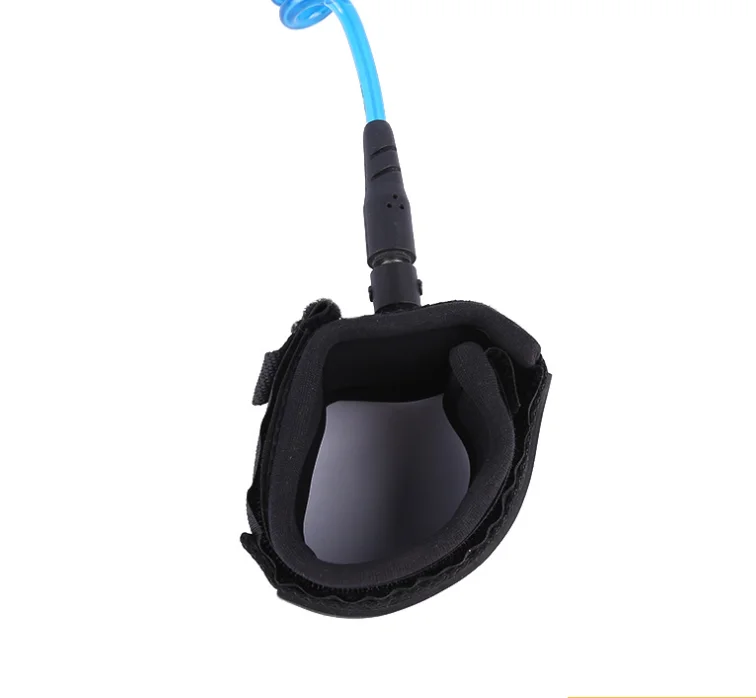 Surfboard Wrist Leash Strap With Telescopic Wire Ankle Loop Steel Core ...