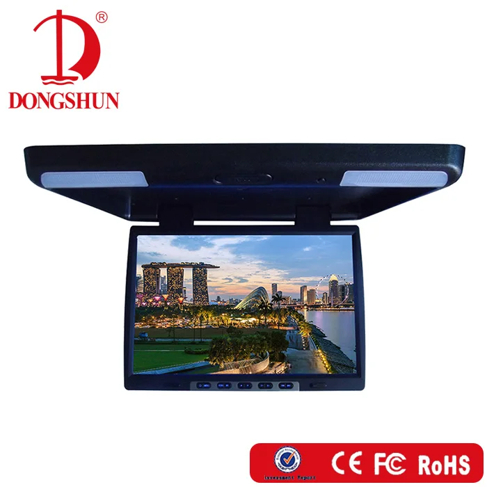 Flip down Car Roof TV - Multiple Size Options & Easy Install
