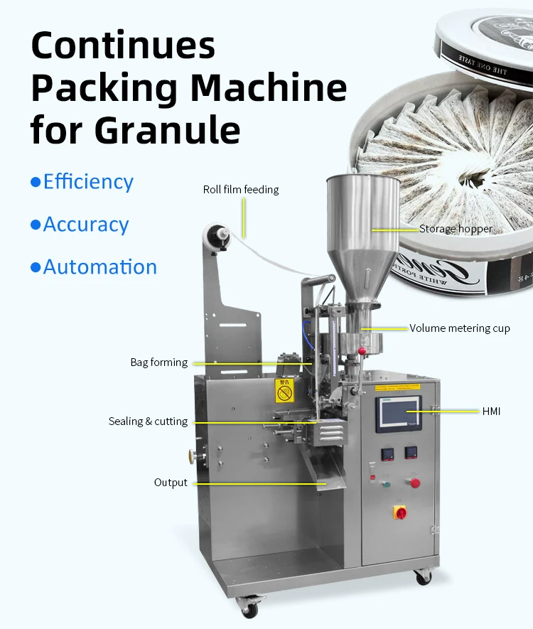 Automatic Snus Powder Pouch Machine - High Productivity