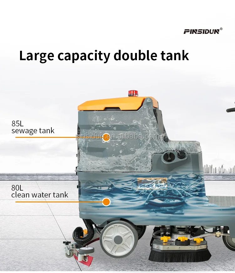 Psd-xj660 Chinese Factory Wheel Floor Scrubber Automatic Floor Scrubber Machine - Buy Automatic ...