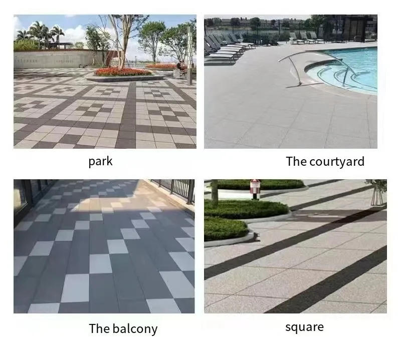 High Quality Gray Exterior Plaza Floor Granite Paving Stone Driveway ...