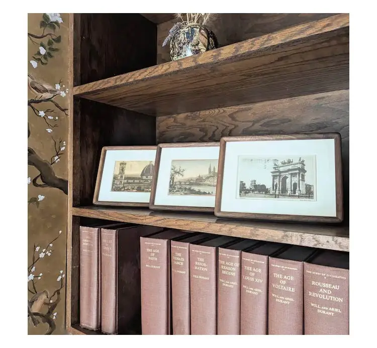 Customized Solid Wood Picture Frame - Rustic Walnut Teak