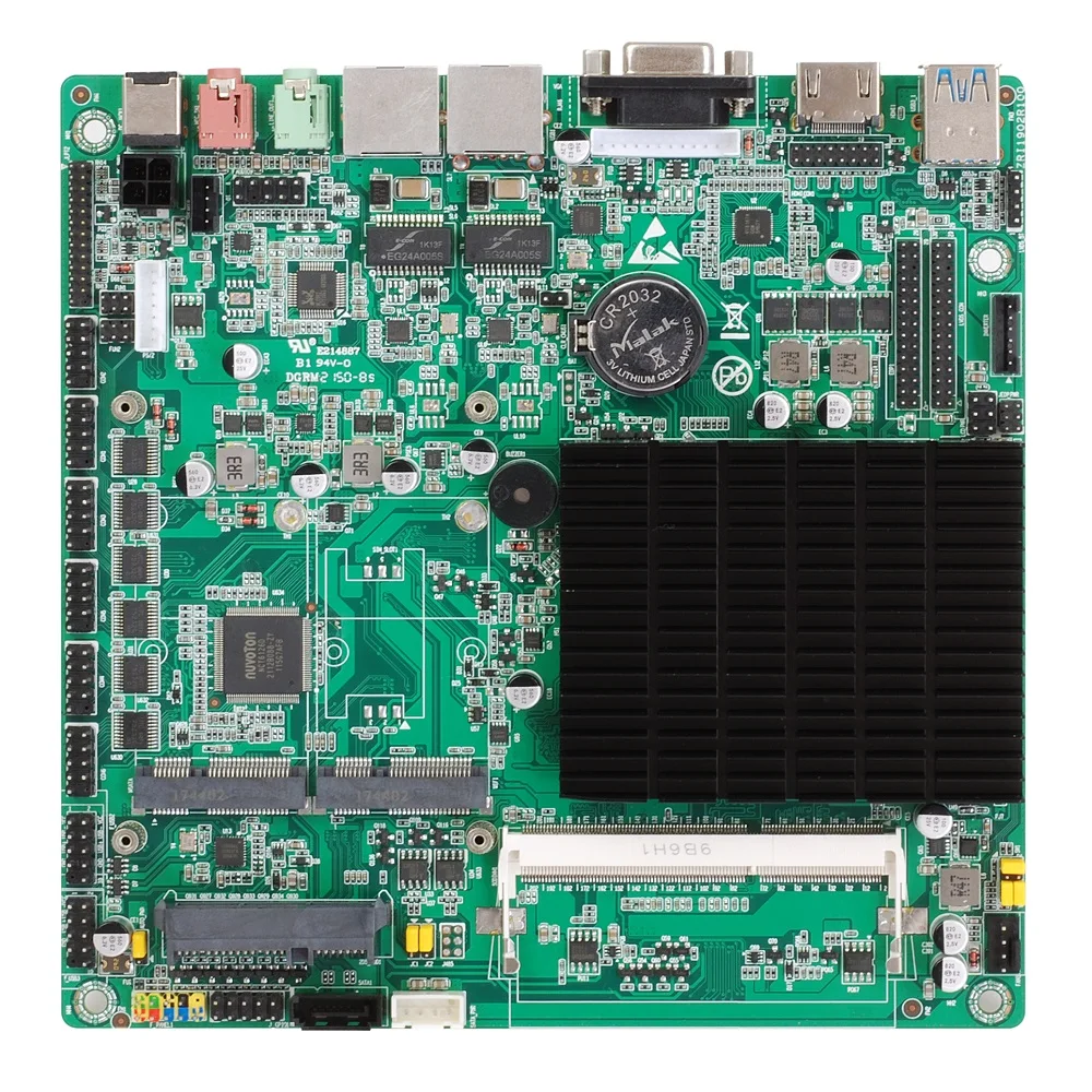 Intel J1900 Mini Itx Pos Motherboard 2* Lans Ddr3 8g 17*17cm Esonic J1900ia1 Mainboard For Pos ...