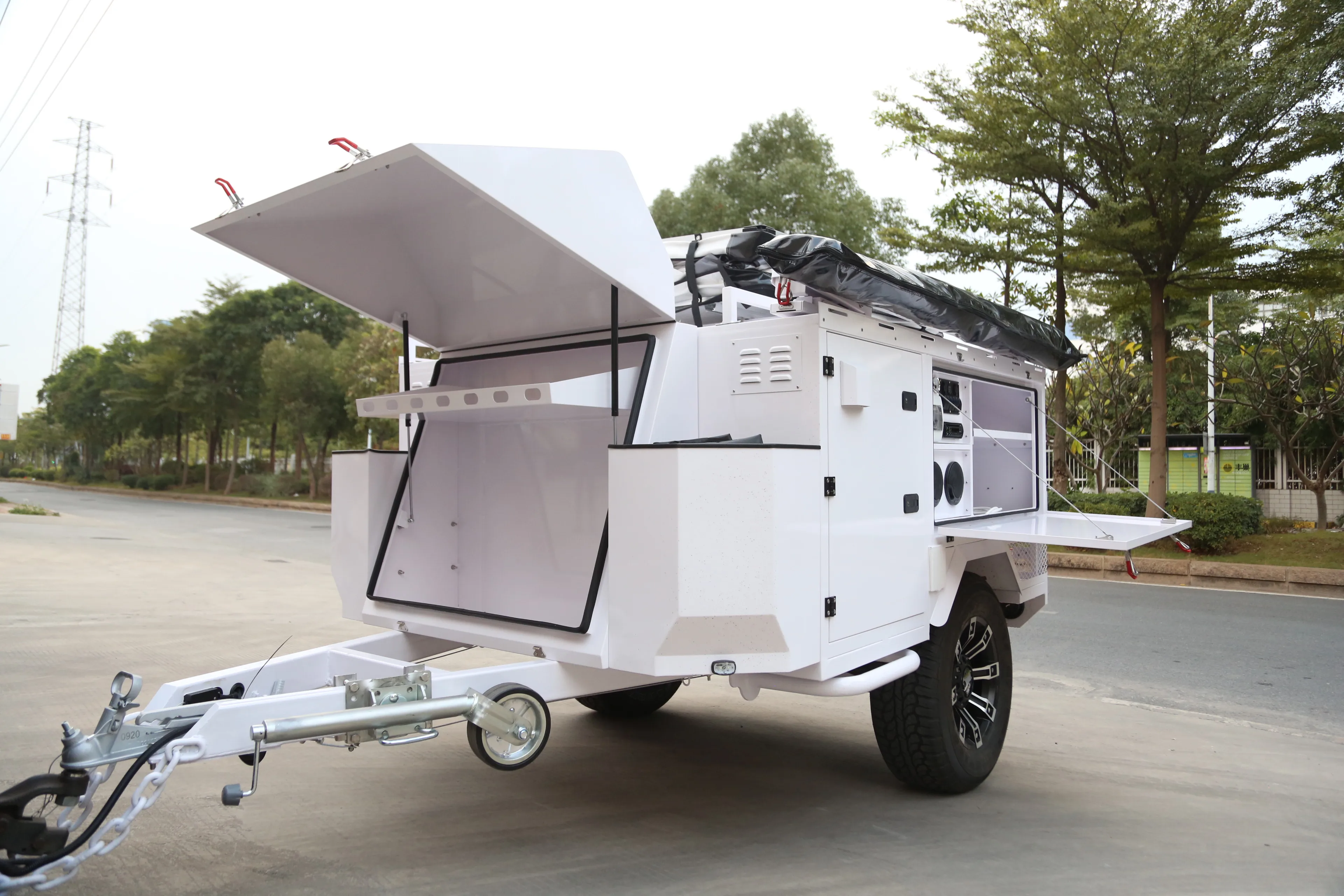 Best Small 4x4 Camper Trailer with Camping Tent - 200L Water Capacity