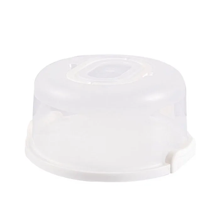 10 Inches Round Plastic Cake Container - Portable & Sustainable