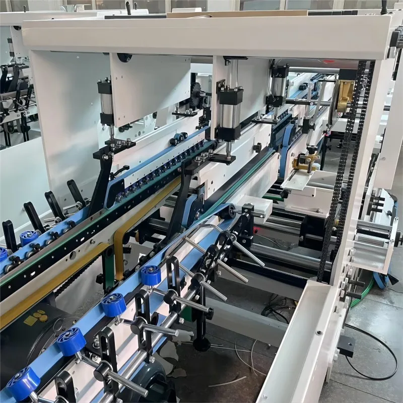 SFG-AG600 Food Packaging Folding and Gluing Machine for Corrugated A/B ...