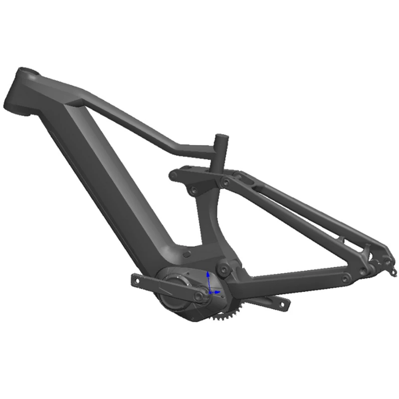 2023 Post Mount 180mm 29er*2.4" E-bike Full Suspension Frame Carbon ...