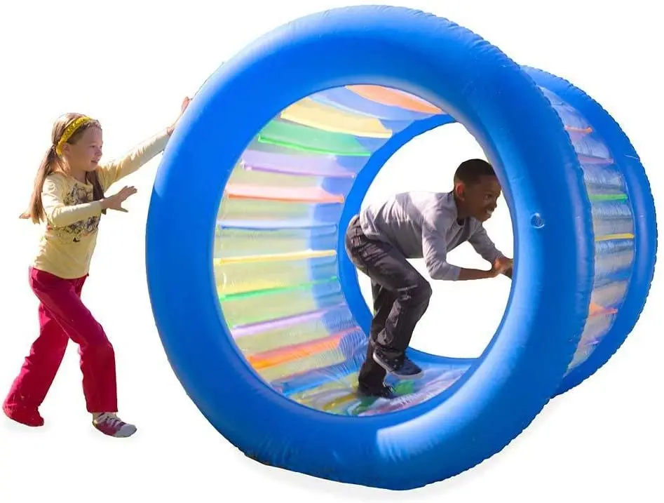 Giant Inflatable Rolling Wheel Outdoor Activities For Kids And Adults ...