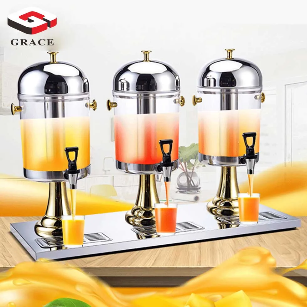 Grace Hotel Equipment Supplier Juicer Drink Container Buffet Decoration ...