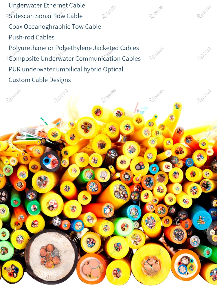 Underwater Diving Umbilical 4x1mm With Cat6a Cable For Underwater Robot ...