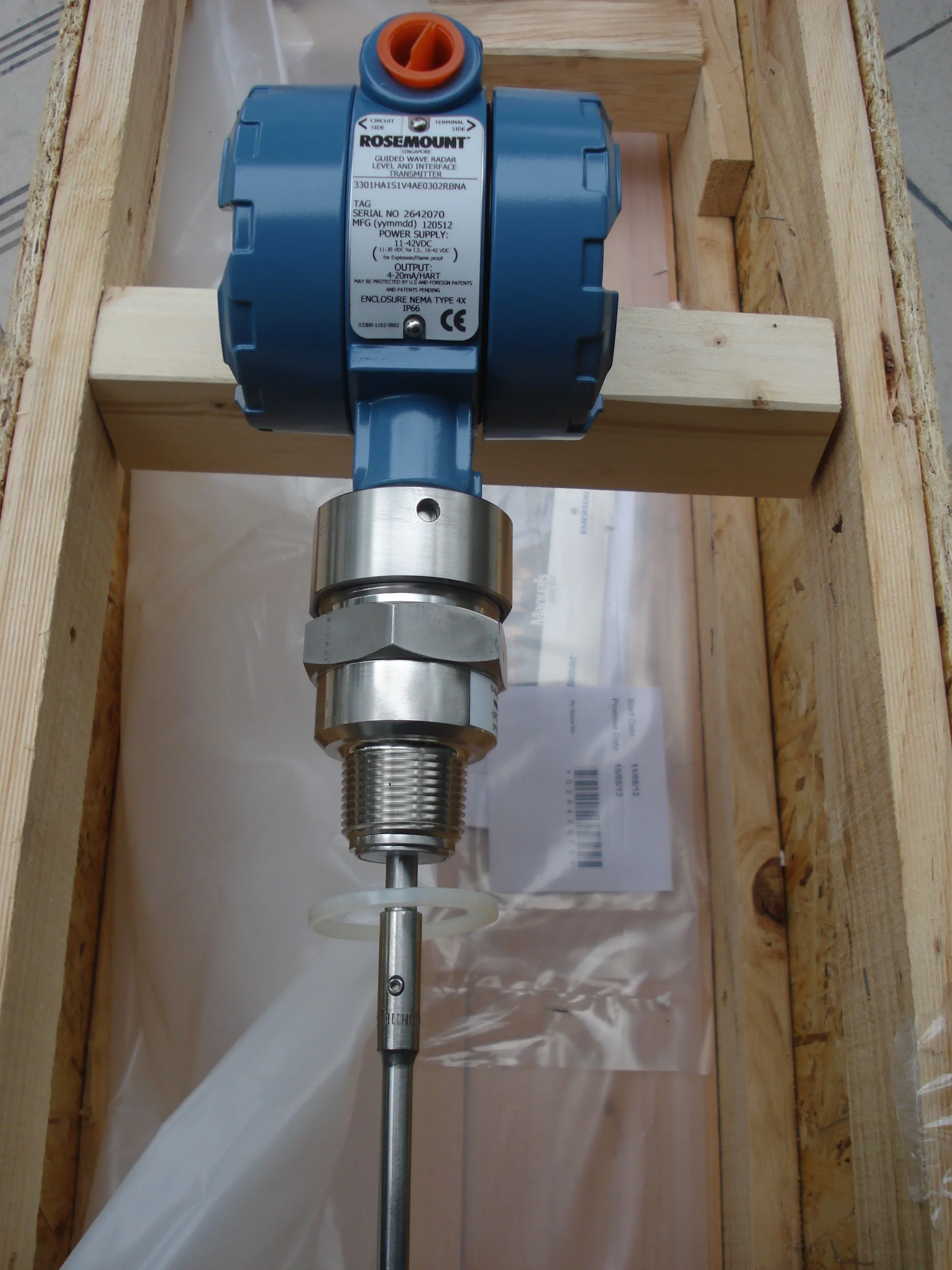 Original Emerson Rosemount Guided Wave Radar Level Transmitter 3300 ...