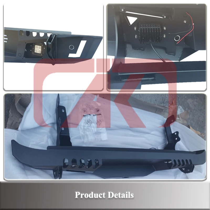 Car Accessories Customized Steel Front Bumper Bar Rear Bumper For ...