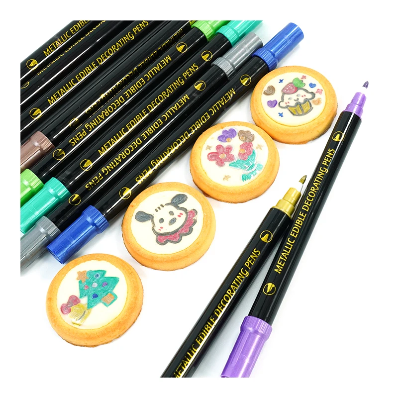 Metallic Edible Ink Markers Edible Pens Food Grade Markers For ...