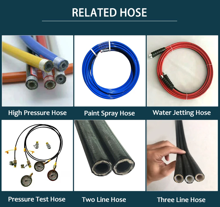 High Pressure Washer Sewer Jetter Drain Jetter Cleaner Hose