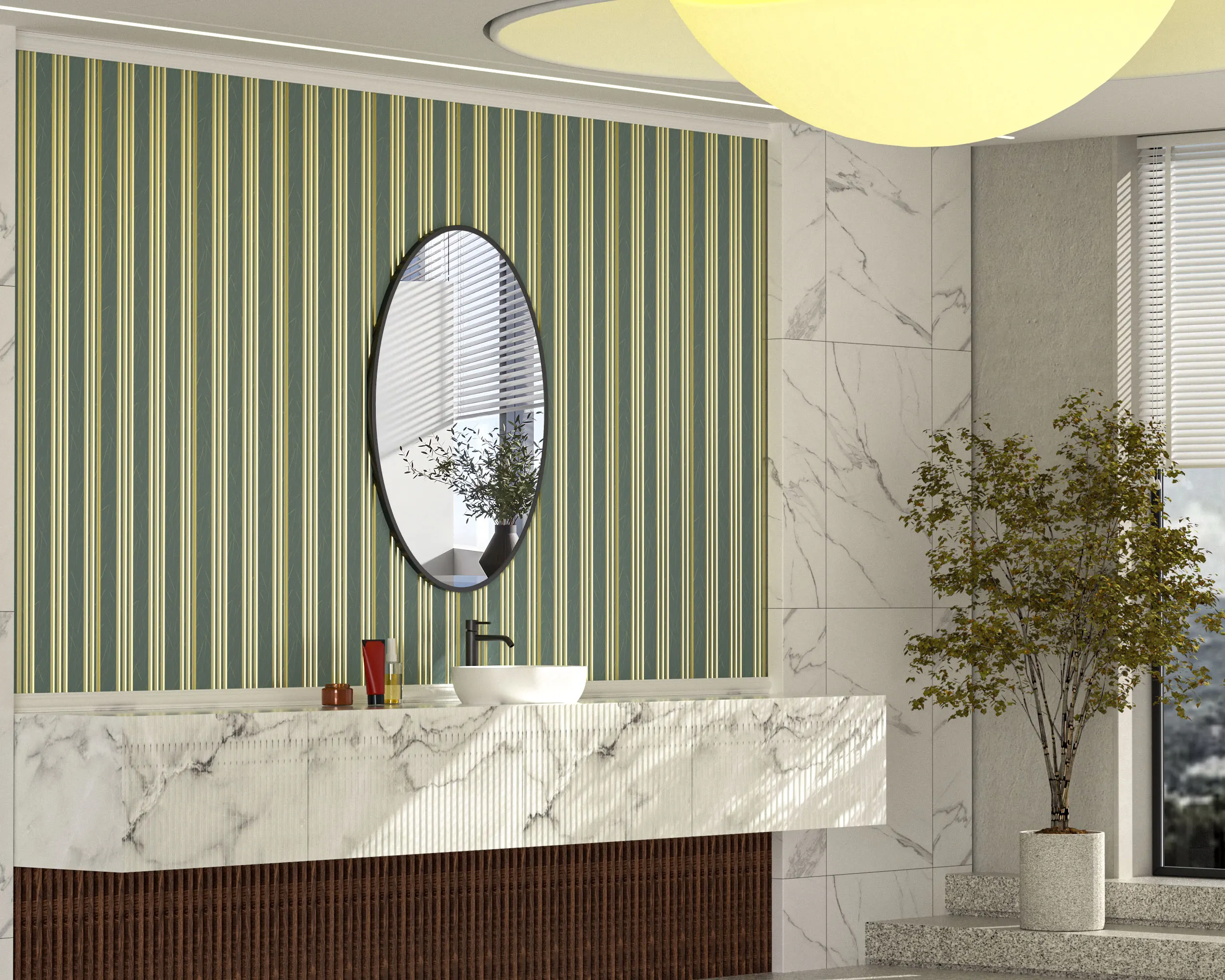 Wooden Color Decorative Wall Panel Polystyrene Ps Fluted Wall Panel ...