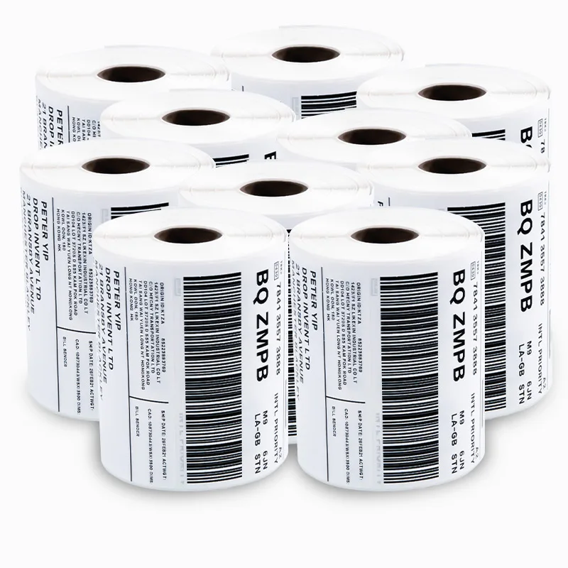 Shipping Label Thermal Printer Label Paper Thermal Self-adhesive Paper ...