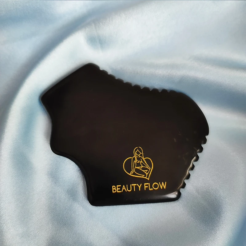 Bian Stone Guasha Tool For Face & Jawline,Facial Gua Sha Stone For ...
