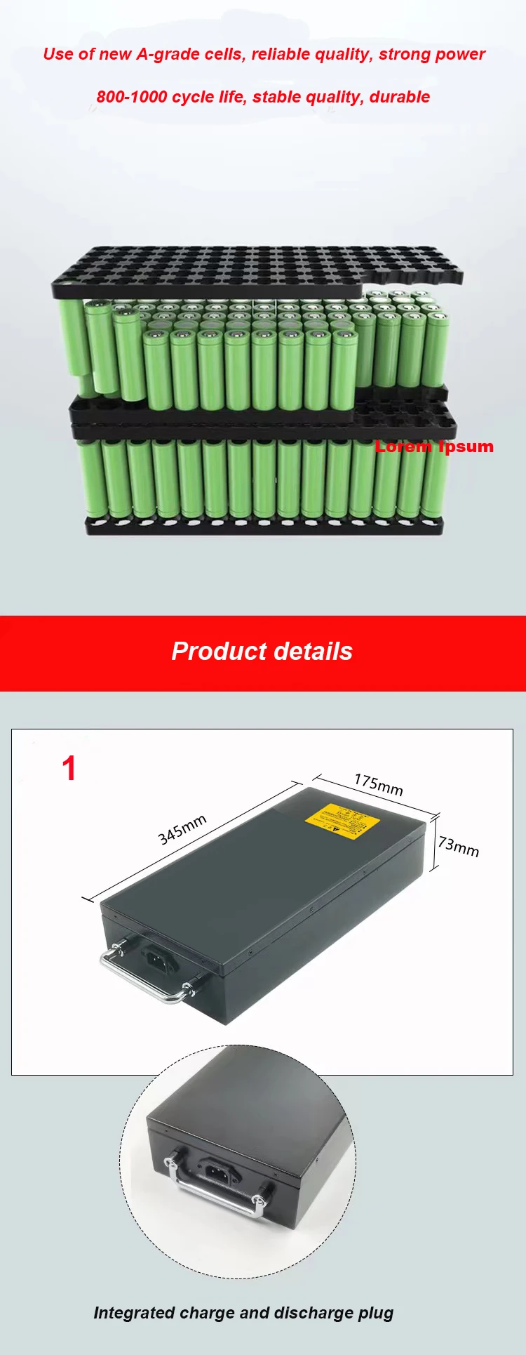 Citycoco Scooter Battery - 60v 20ah Replacement Li-ion
