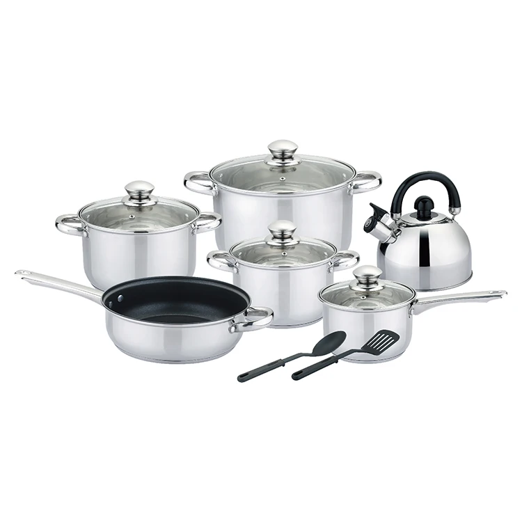 Stainless Steel Pot Set Cookware Set Cooking Kitchen Cookware Non Stick ...
