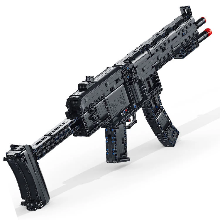 1013pcs MP5 Submachine Gun children's Educational Building Blocks Toys ...