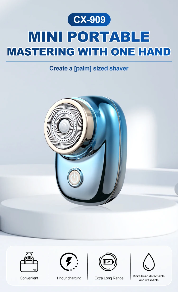 Cx-909 Mini Shaving Machine For Men Profesional Portable Shaver Mini ...