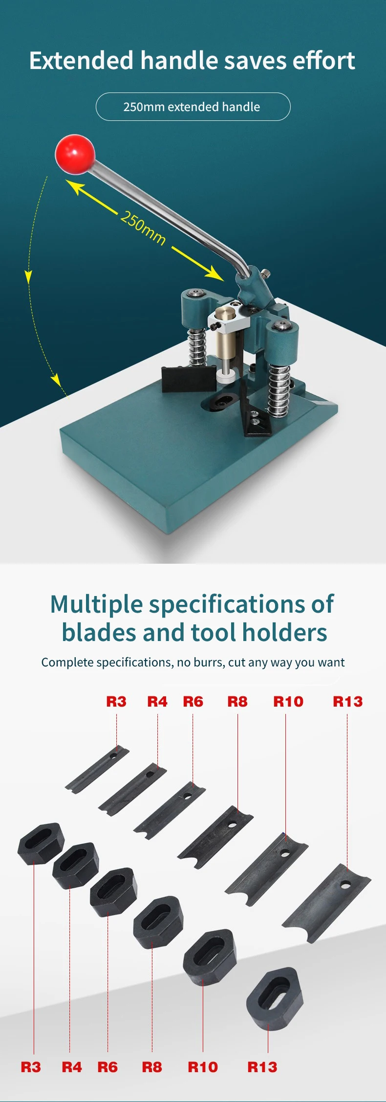 Manual Paper Trimmer for Bank Card Corner Cutting