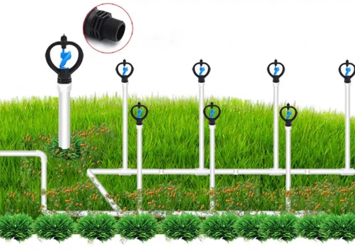 Drip Irrigation Micro Male Female Butterfly 360 1/2" Sprinkler For Farm ...
