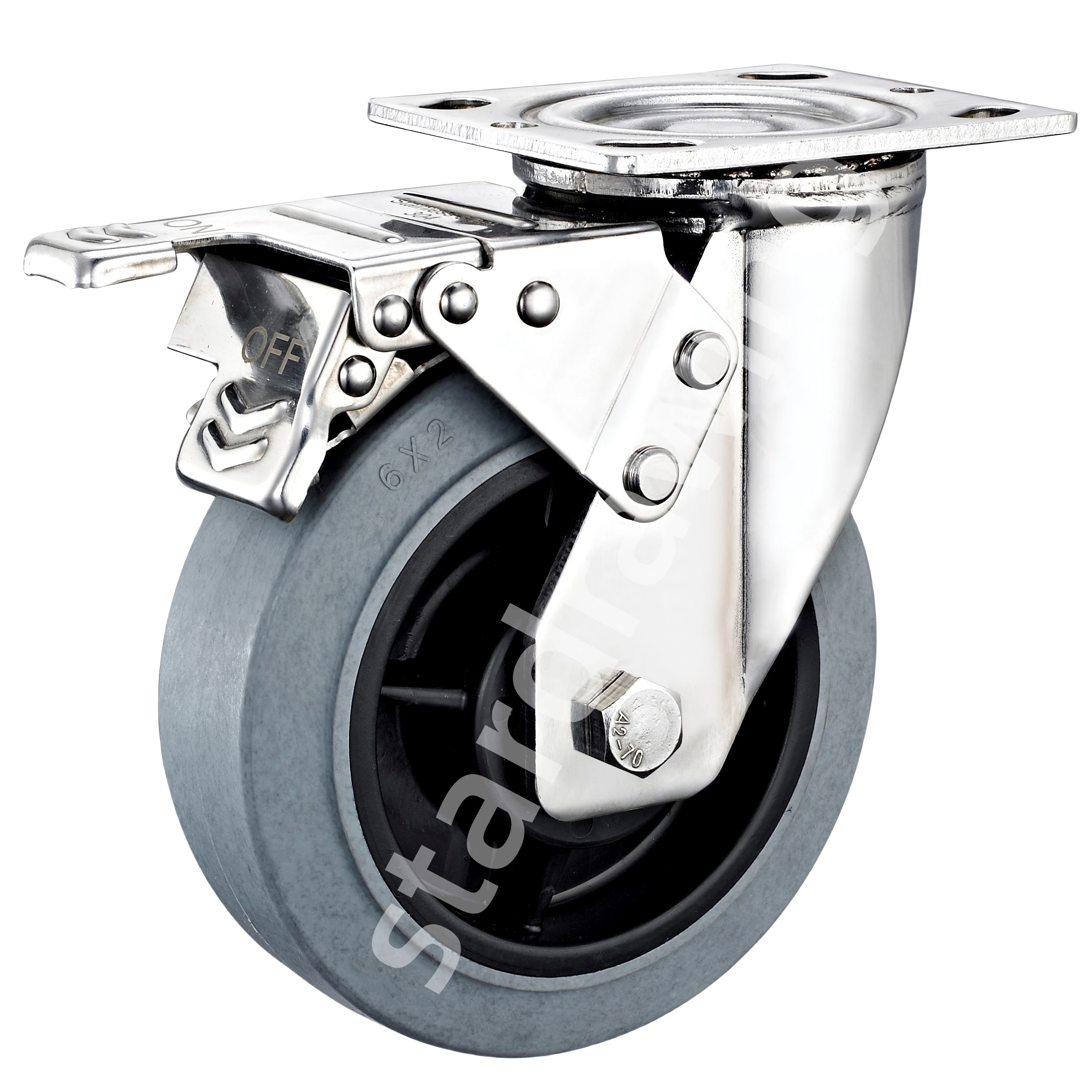 S-S Heavy Duty Conductive Wheel Stainless Steel Anti Static Caster ESD ...