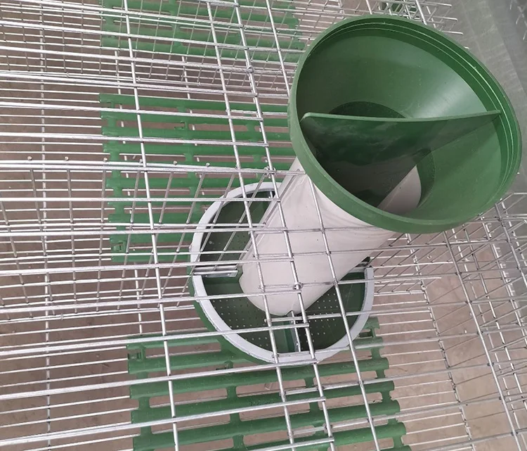 European Style 2 Layers Commercial Rabbit Cage Galvanized Wire Mesh 24 ...