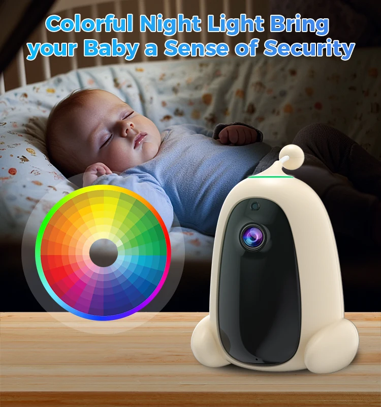 Baby Breathing Heartbeat Monitoring Split Screen Display 7 Inch Baby ...