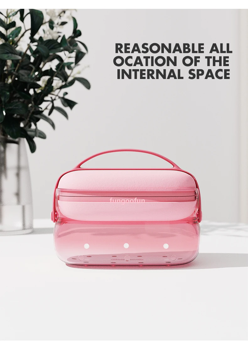 Fungoofun 2025 2-in-1 Toiletry Makeup Bag - Waterproof & Durable